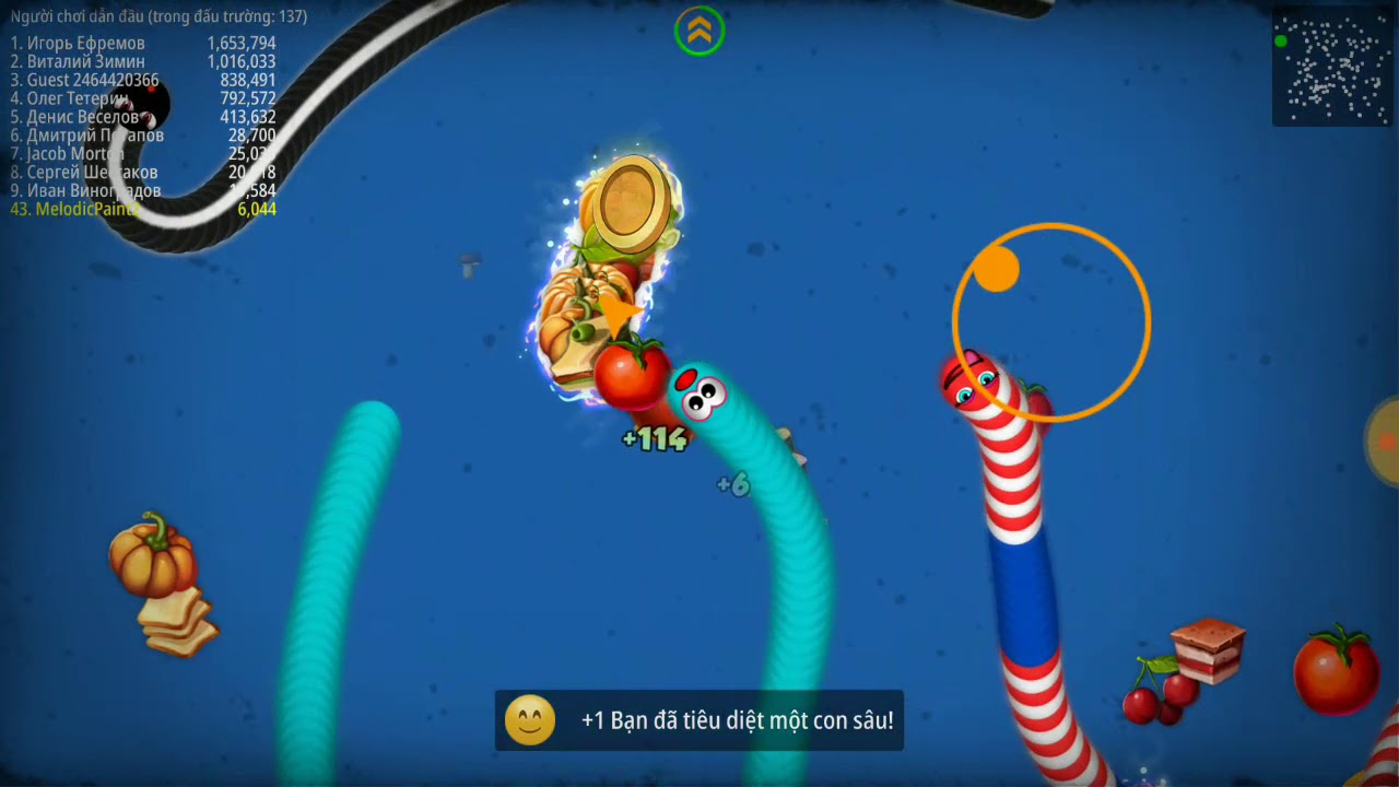 Chơi game con giun Khổng lò - YouTube