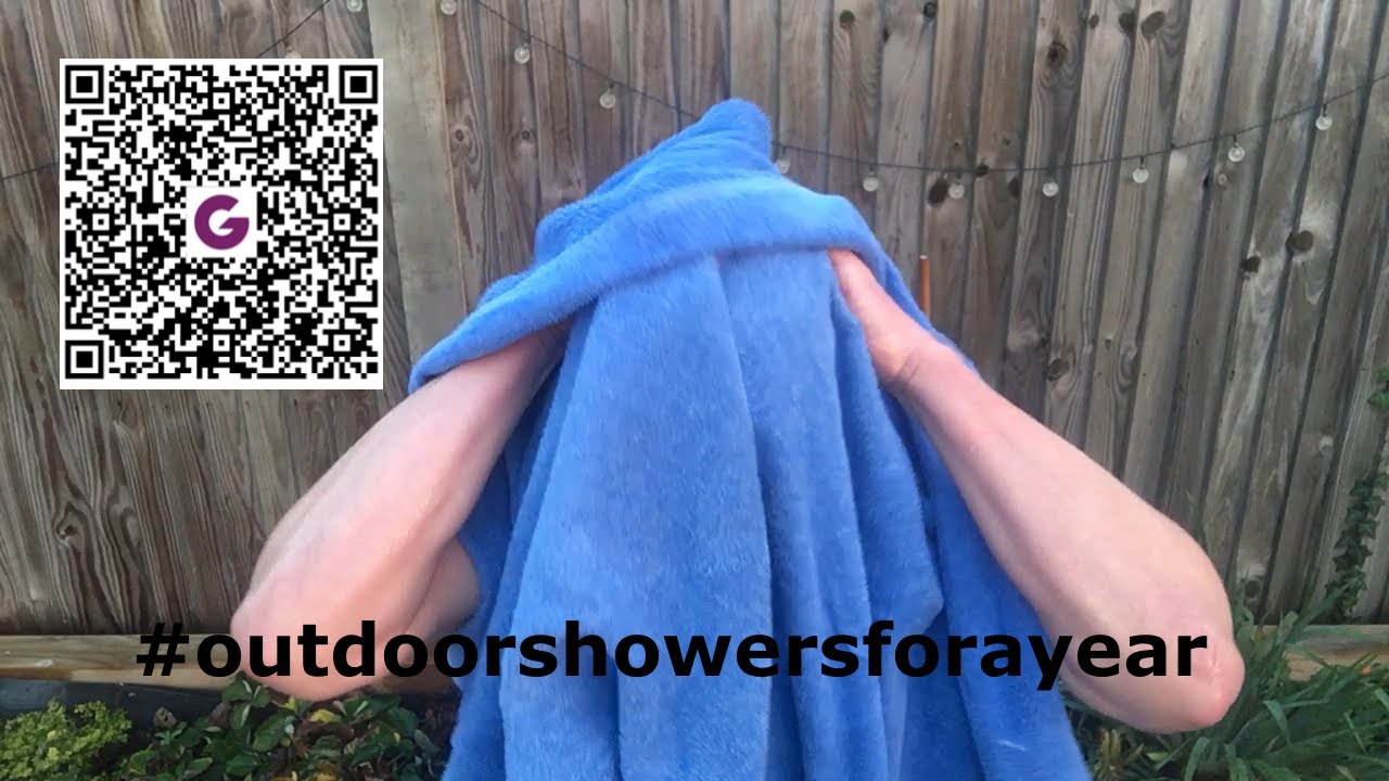 Outdoor Shower Challenge - Day 132/365 - YouTube