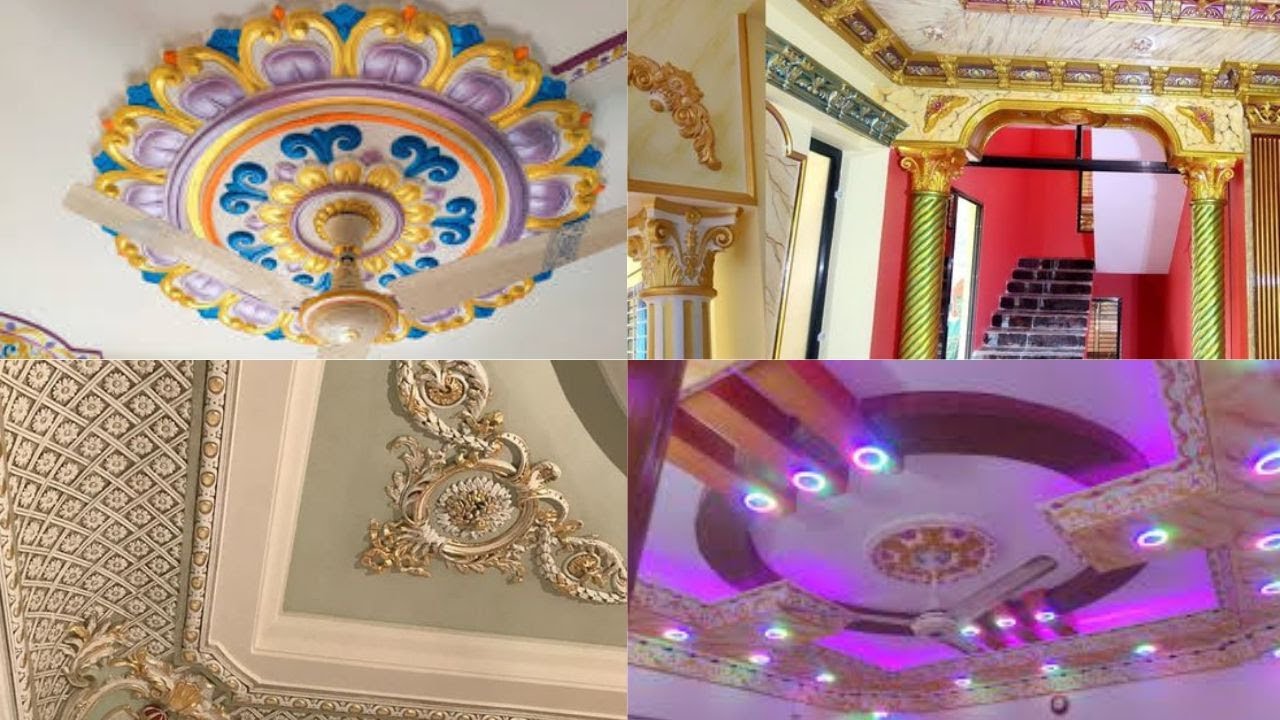 How to Install High-Quality Gypsum Celling with Celling Rose - YouTube