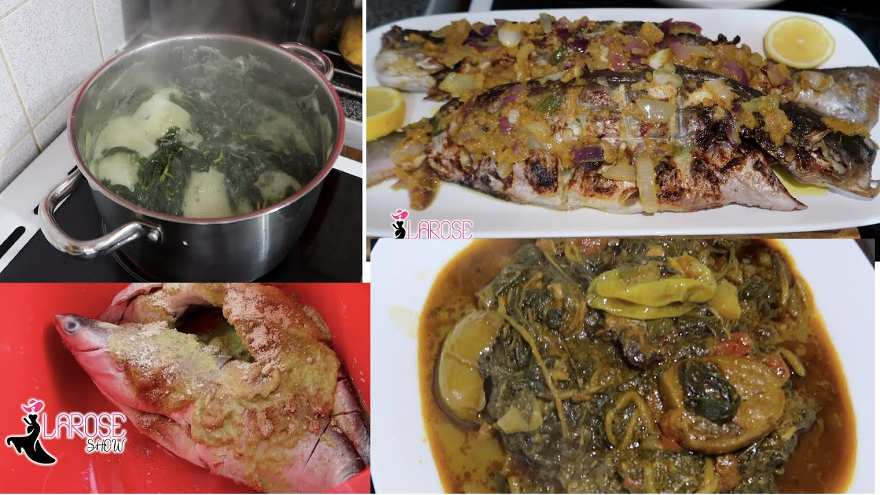 Une Journée Chez moi: Recette Bitekuteku | legumes verts aux mosaka et ...