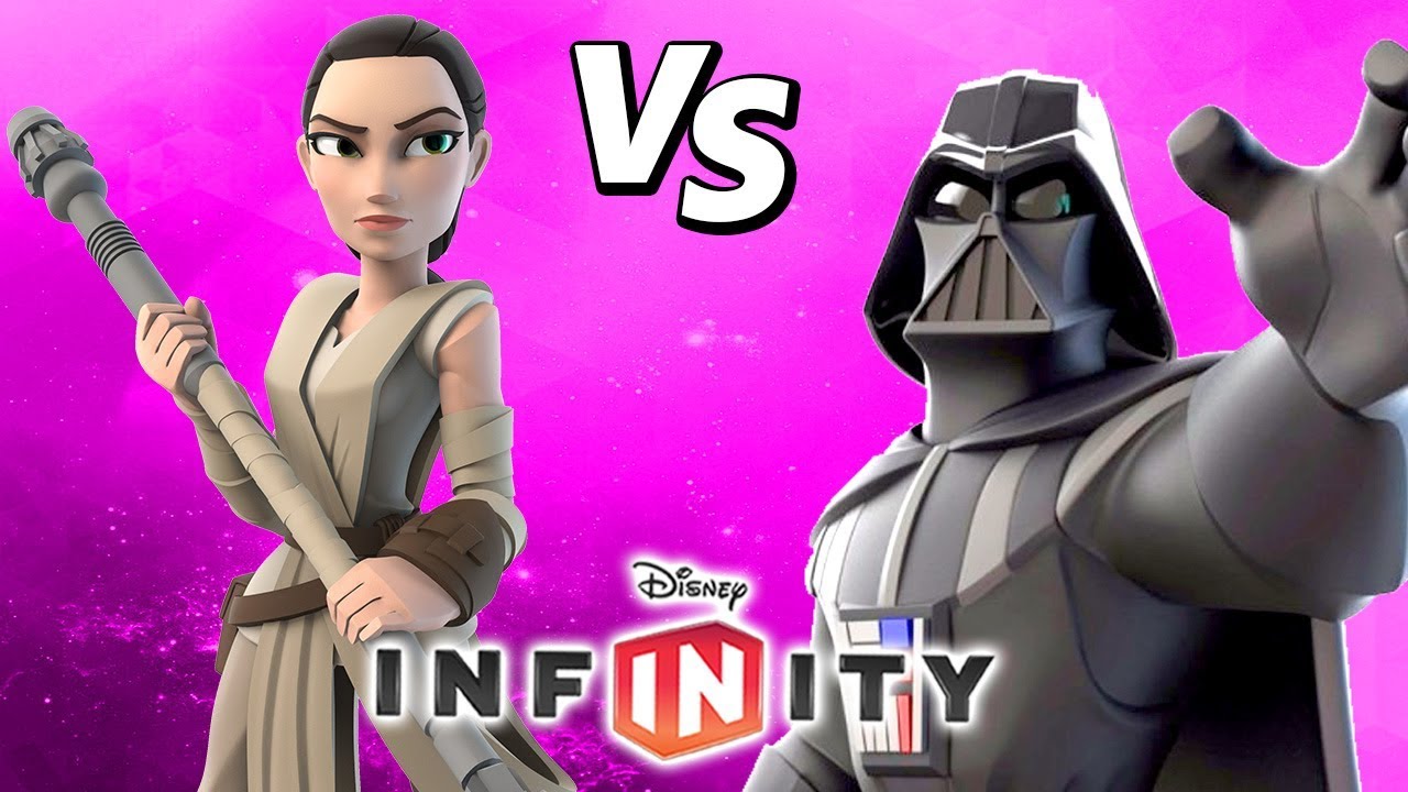REY VS DARTH VADER no Disney Infinity 3.0 Toy Box BOSS BATTLE - YouTube