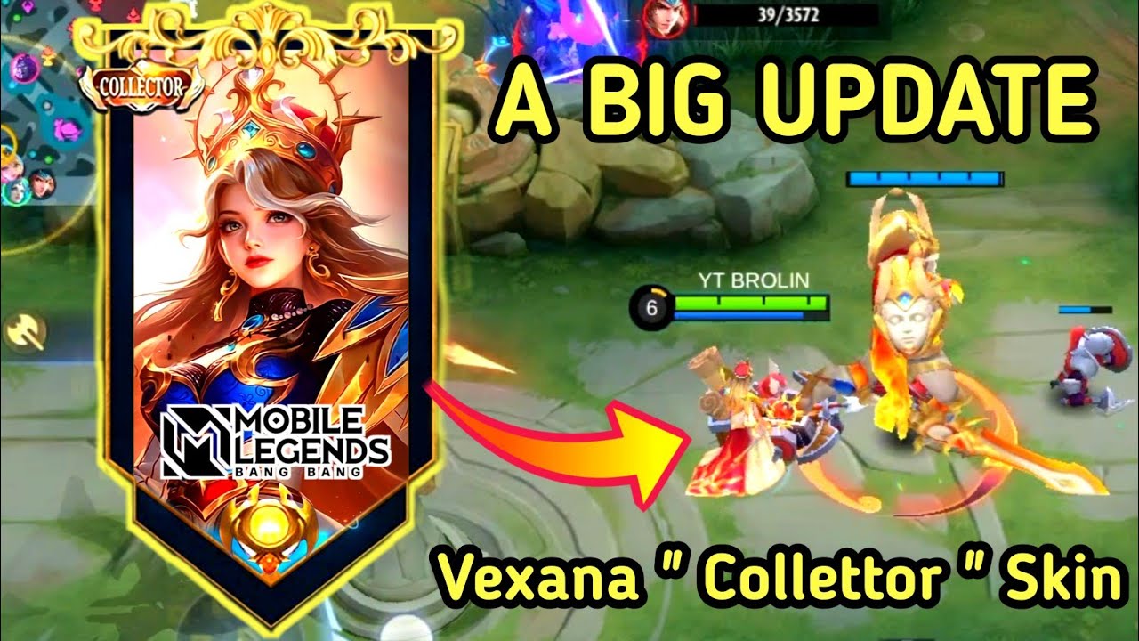 VEXANA A BIG UPDATE " Vexana Collettor Skin " Full Gameplay 💓 Mobile ...