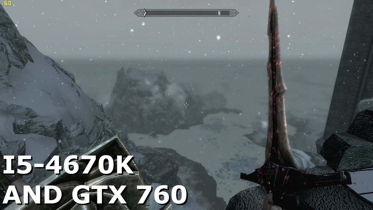 Skyrim Max Settings On A I5-4670K And A GTX 760 - YouTube
