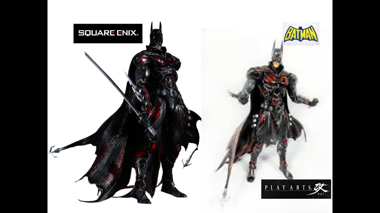 Samurai Batman Variant Play arts Kai variant Batman review - YouTube