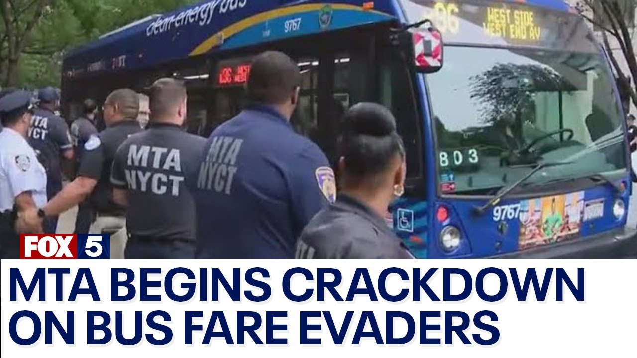 MTA, NYPD begin crackdown on bus fare evaders: What to know - YouTube