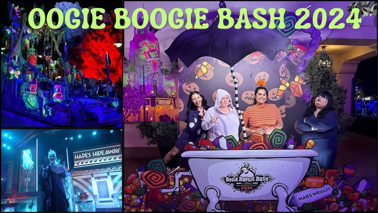 Oogie Boogie Bash 2024 Vlog | Disney California Adventure - YouTube