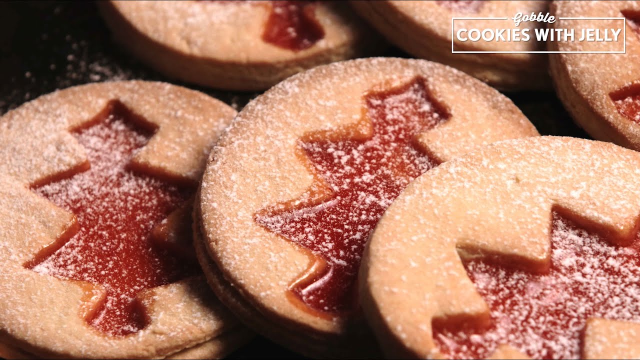 Gobble | Cookies With Jelly | जेली कूकीज | Christmas Treats - YouTube