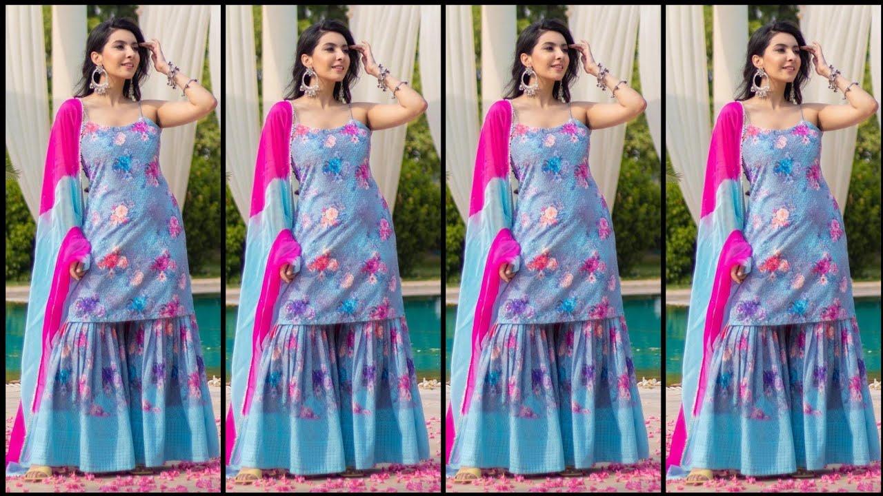 Most Beautiful Sharara Suit || 2021-2022 || New Sharara Suit Designs ...