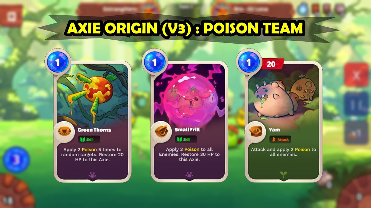 [AXIE ORIGIN - V3] POISON TEAM - YouTube