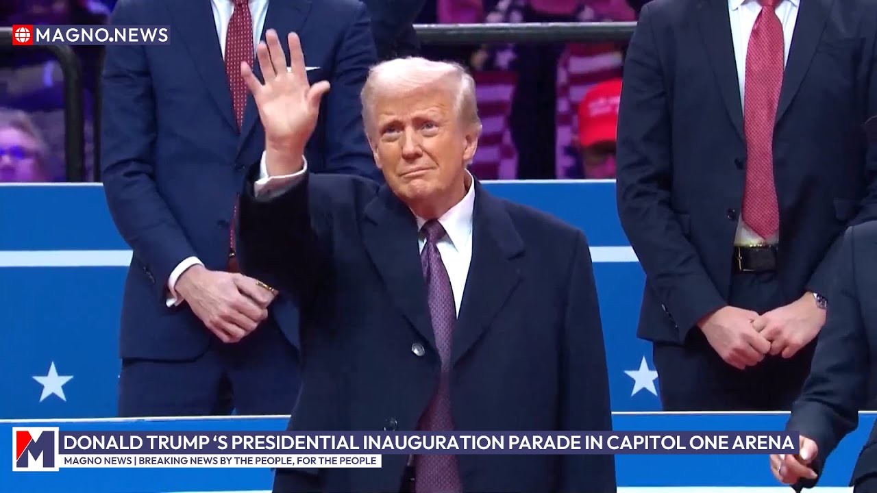 Donald Trump | Presidential Inauguration Parade in Capitol One Arena ...