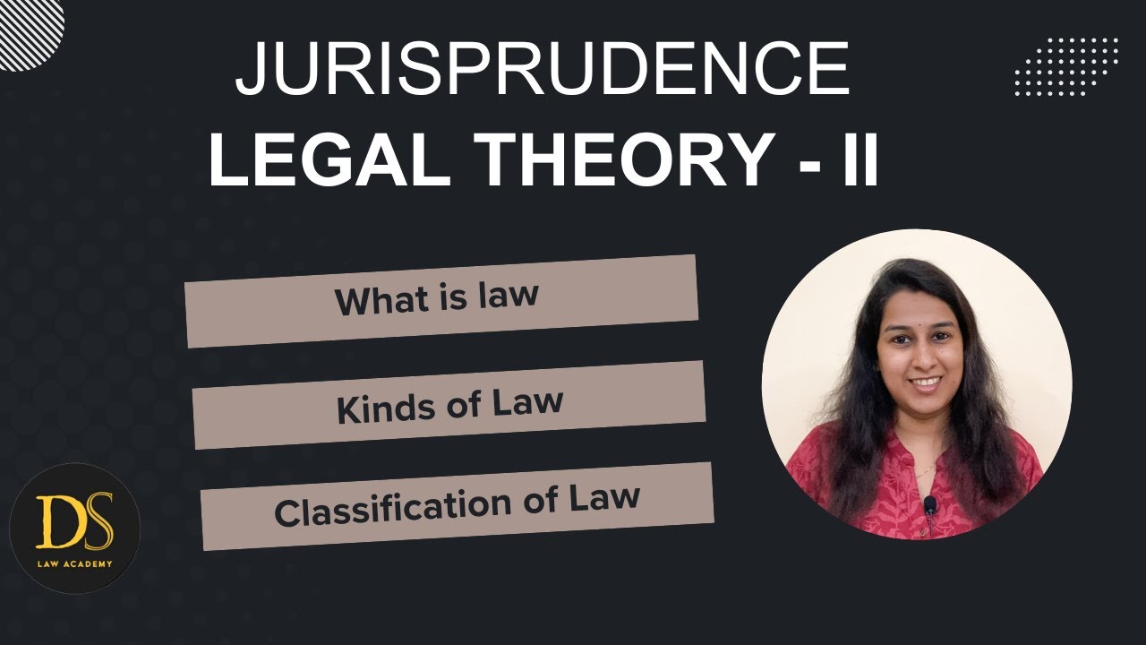 CONCEPT OF LAW IN JURISPRUDENCE | CLASSIFICATION OF LAW IN ...
