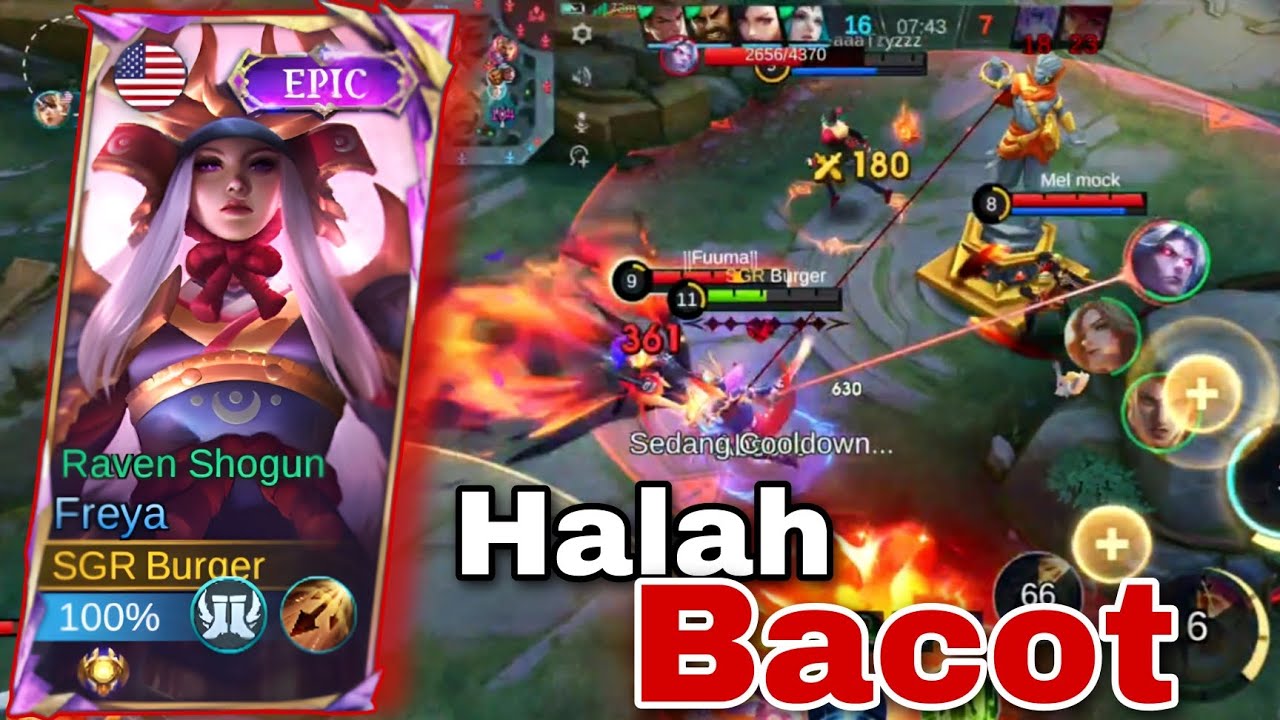 Freya Gameplay build critical - Mobile Legends - YouTube