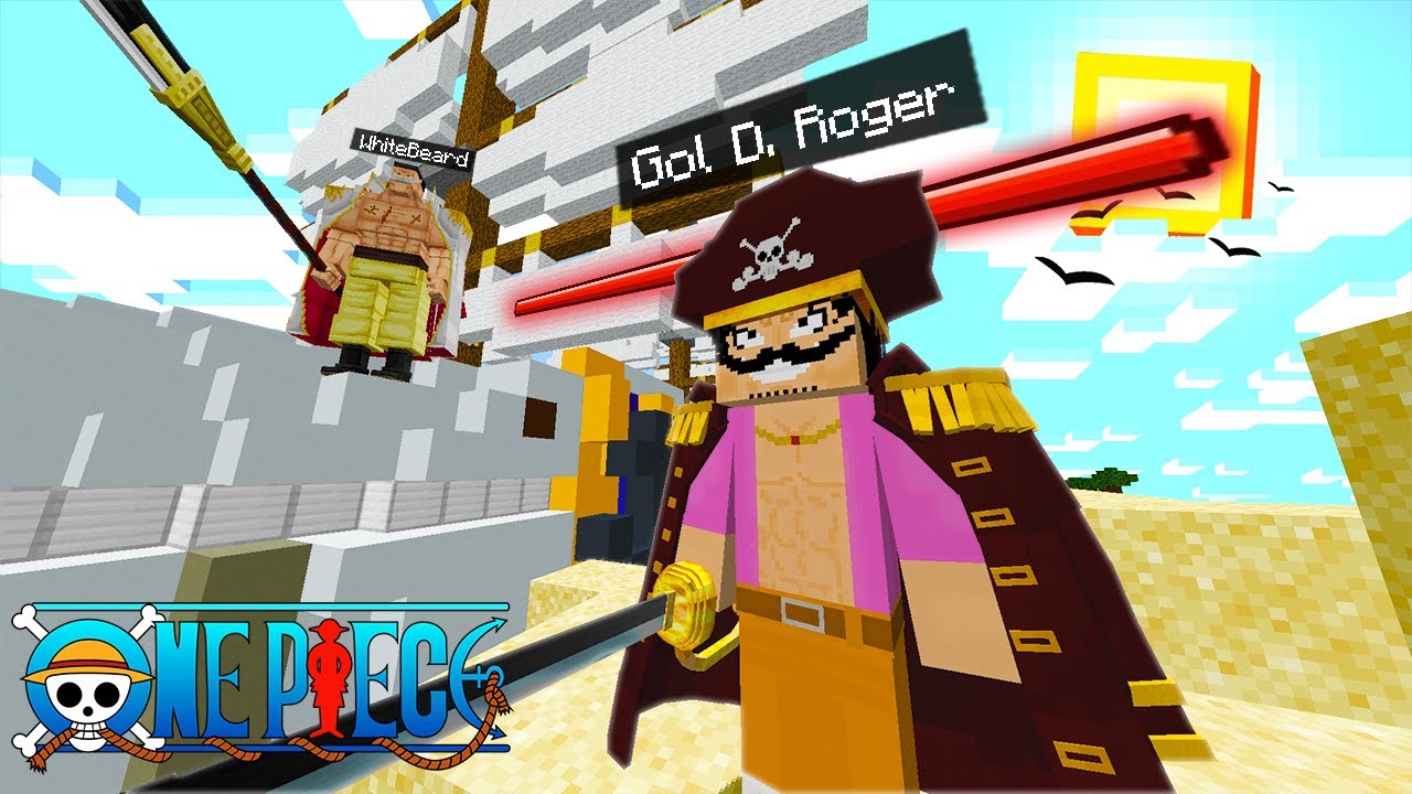 Gol D. Roger vs Everyone in Minecraft One Piece - YouTube