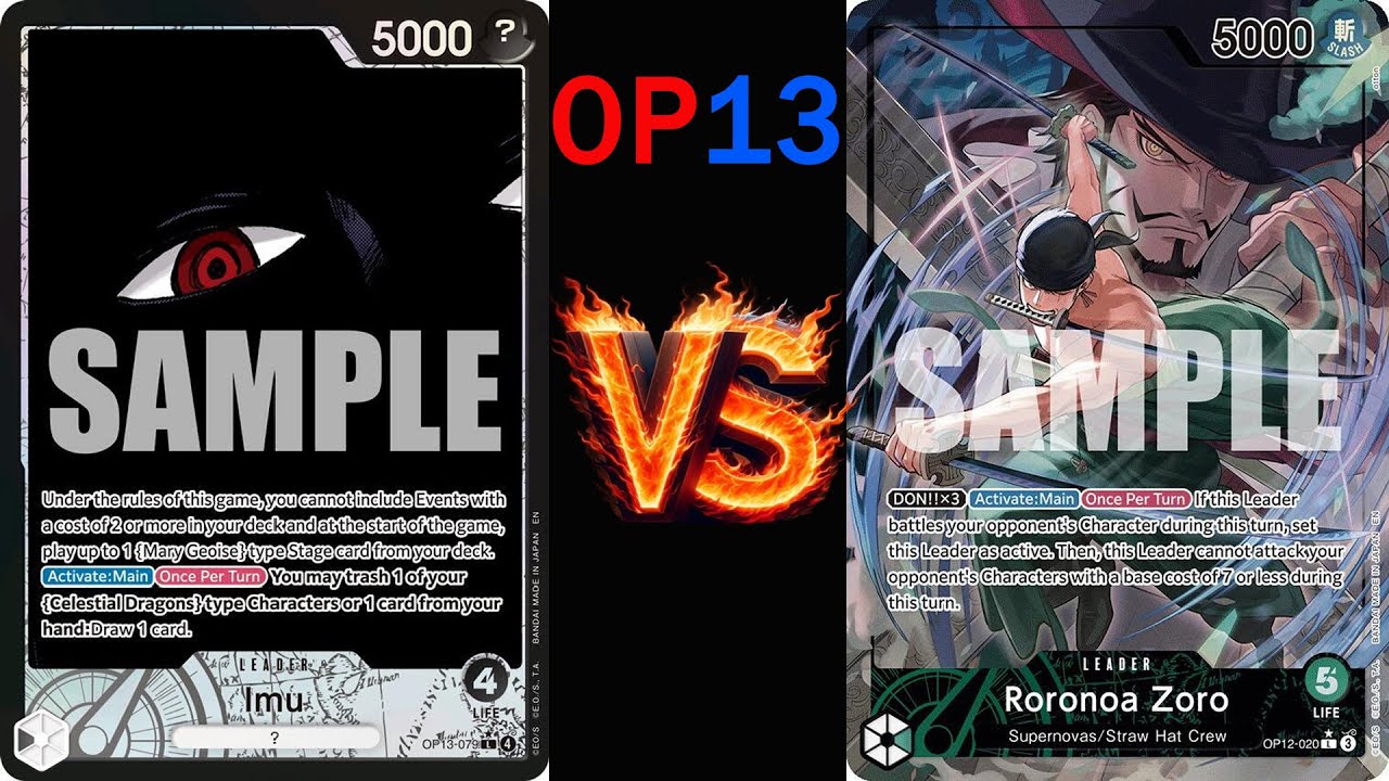 OP13 Local Imu vs Zoro Round 4 12/6/25 - YouTube