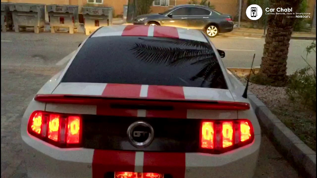 Car Chabi Mustang: Start your Mustang from Smartphone - YouTube