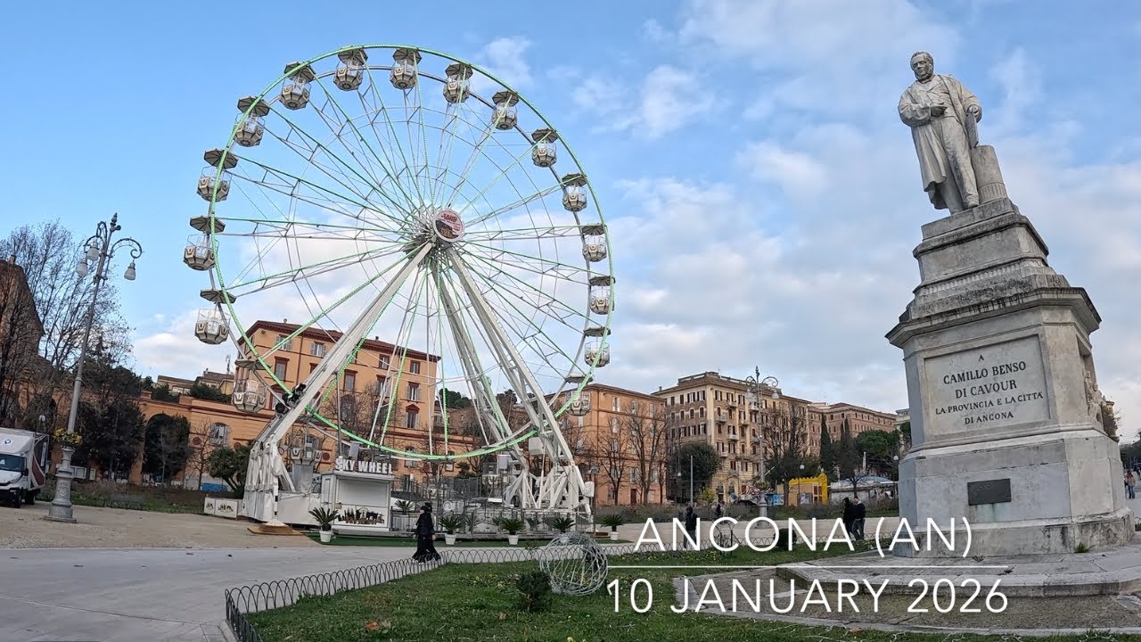 🇮🇹 Ancona (AN) Marche, Italy Walking Tour | Train Station, Port ...