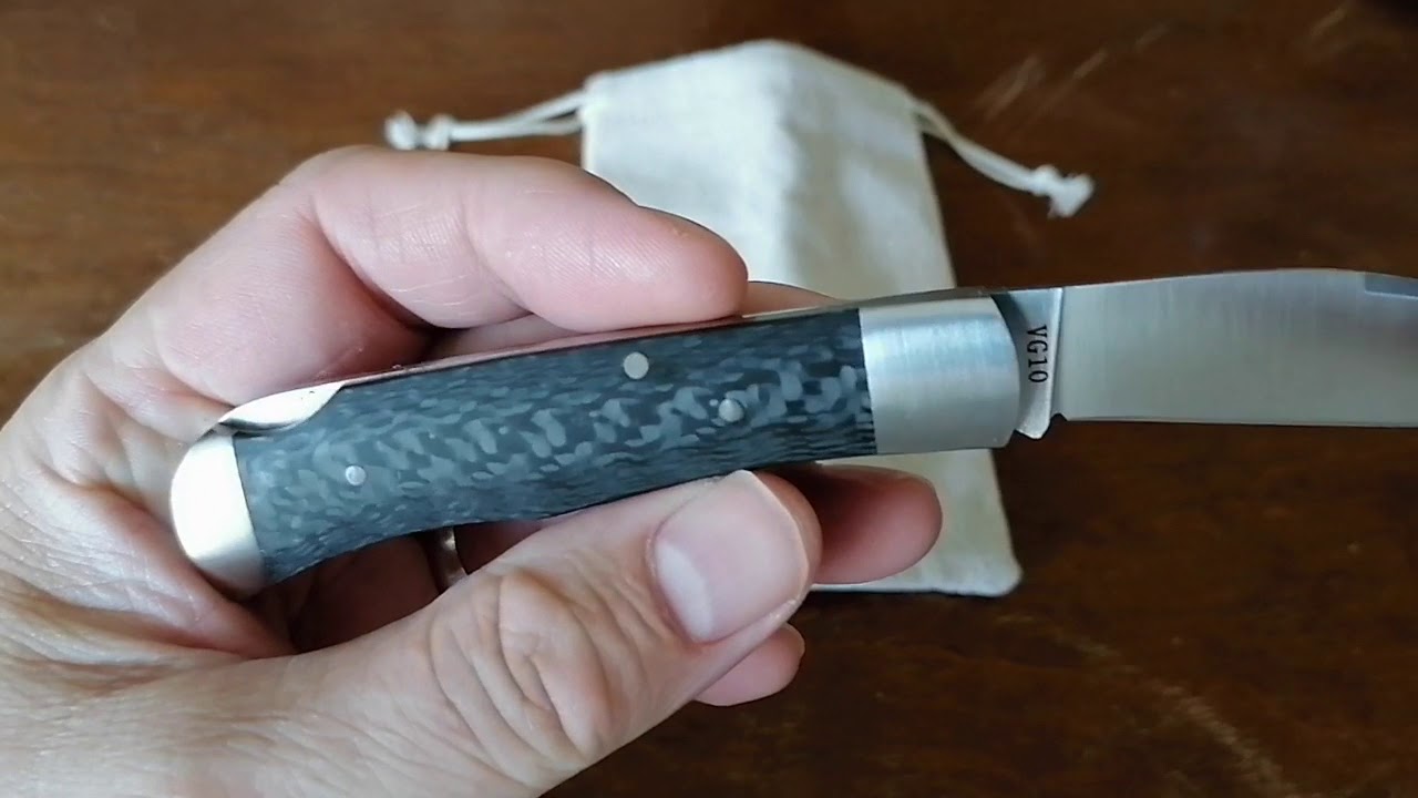 Brother One Knife One Life, VG 10 Steel. Carbon fiber. Today's Pocket ...