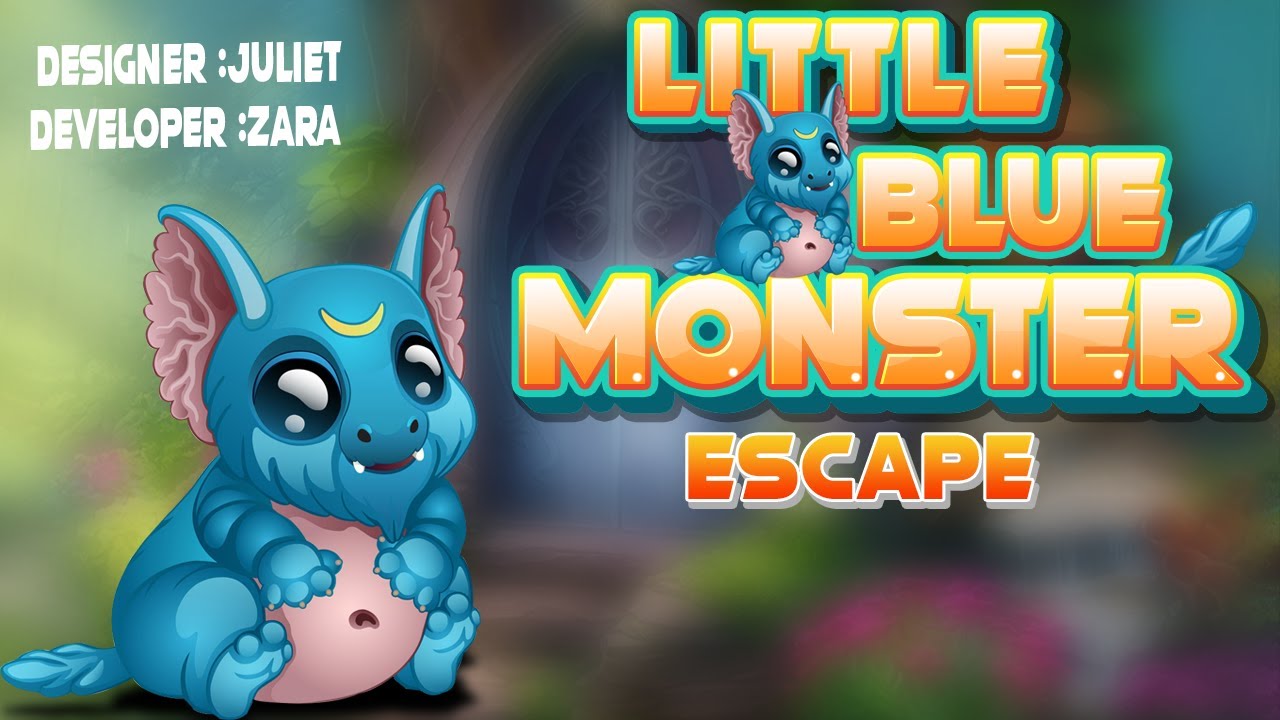 G4K Little Blue Monster Escape Game Walkthrough - YouTube