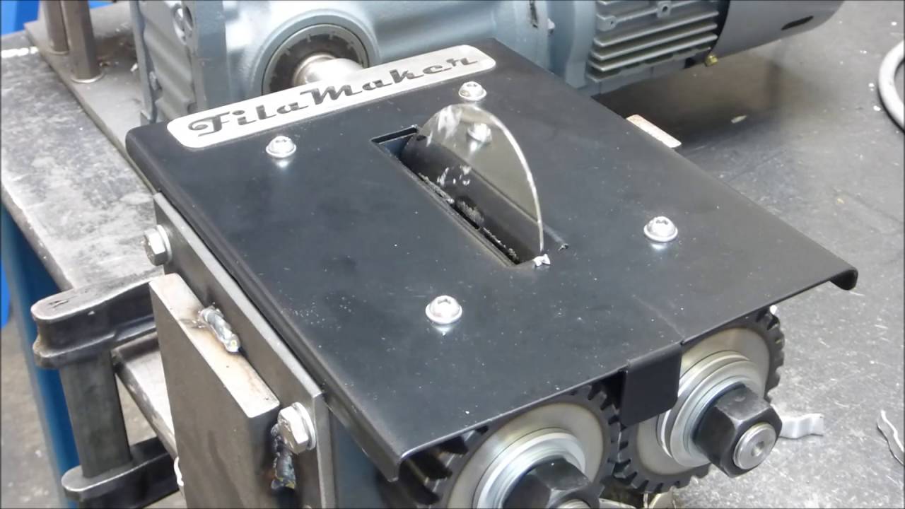 Testing motor driven HDD platters shredder from FilaMaker - YouTube