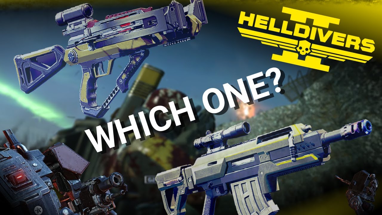 Explosive Crossbow vs The Explosive Rifle in HELLDIVERS 2 - YouTube