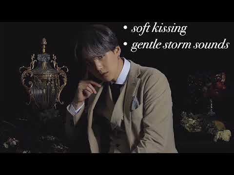 [BTS ASMR] Yoongi || soft kisses || gentle storm sounds || requested ✅
