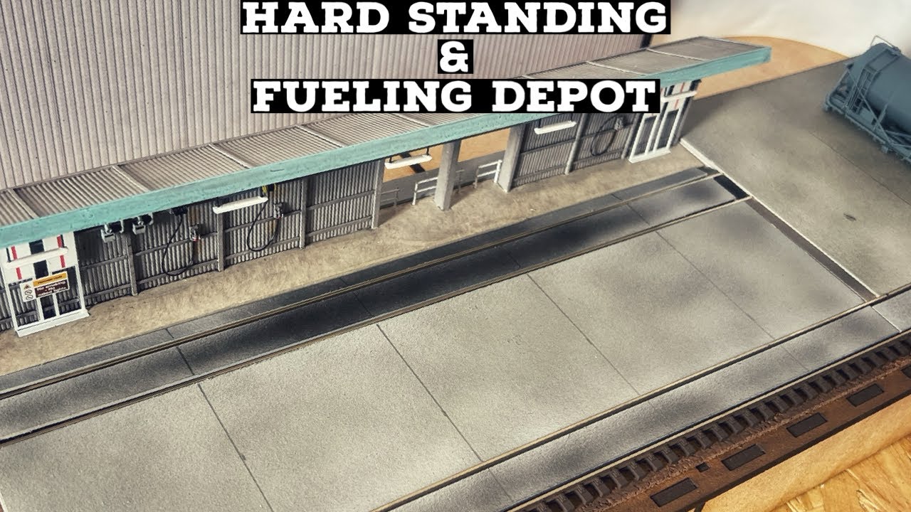 How to Fit Hardstanding & Finishing The Fueling Depot |8 - YouTube