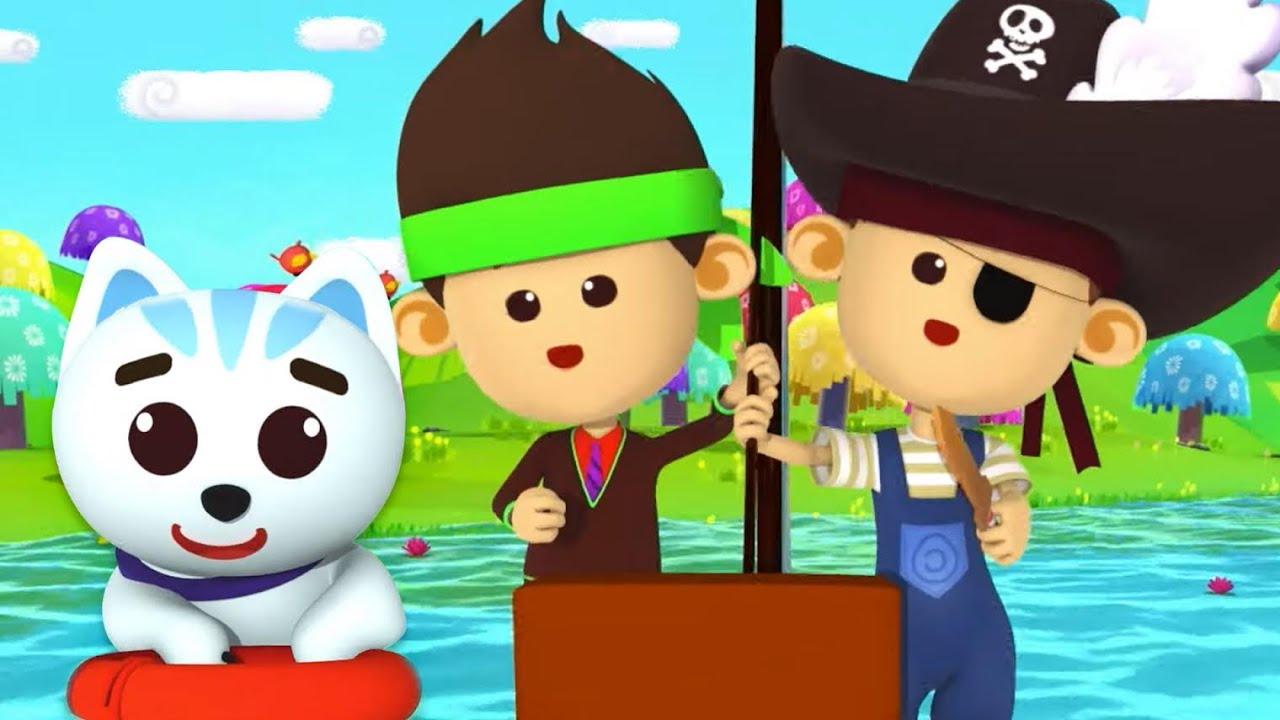 Row Row Row Your Boat Little Eddie and Kindergarten Rhymes for Kids ...