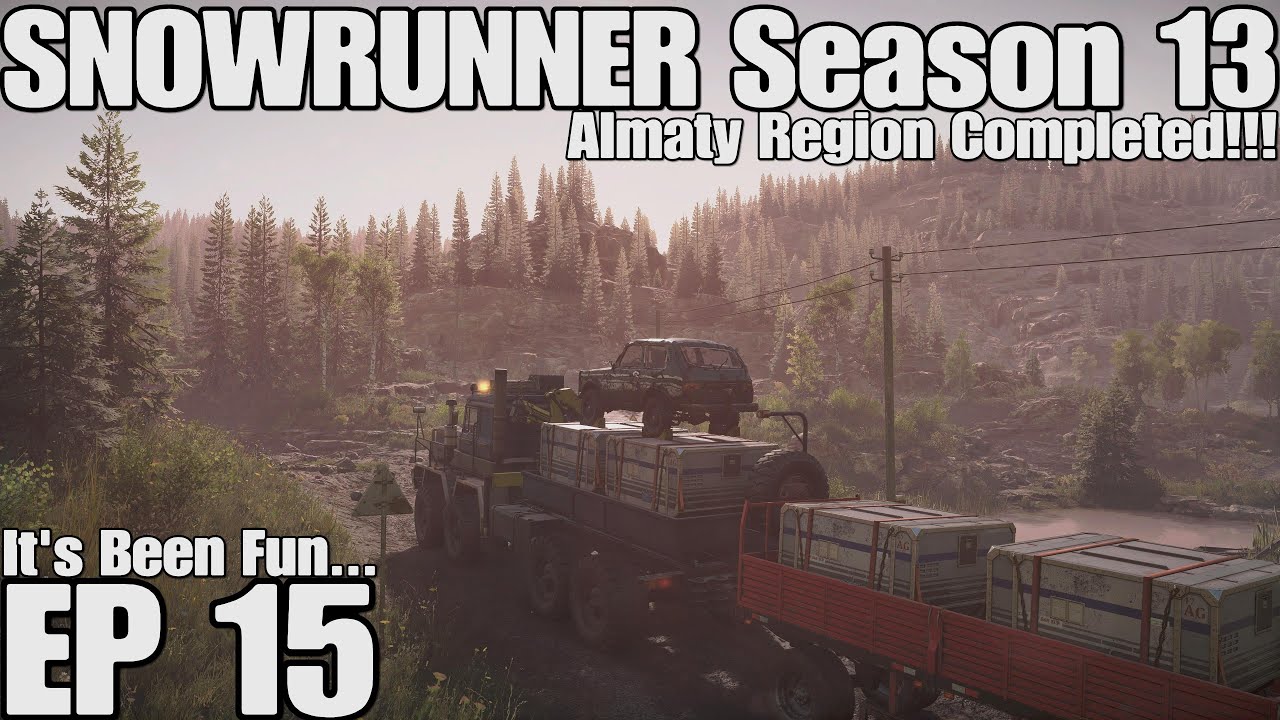 SNOWRUNNER Season 13 EP 15 | Almaty Region Completed!!! | PS5 4K ...