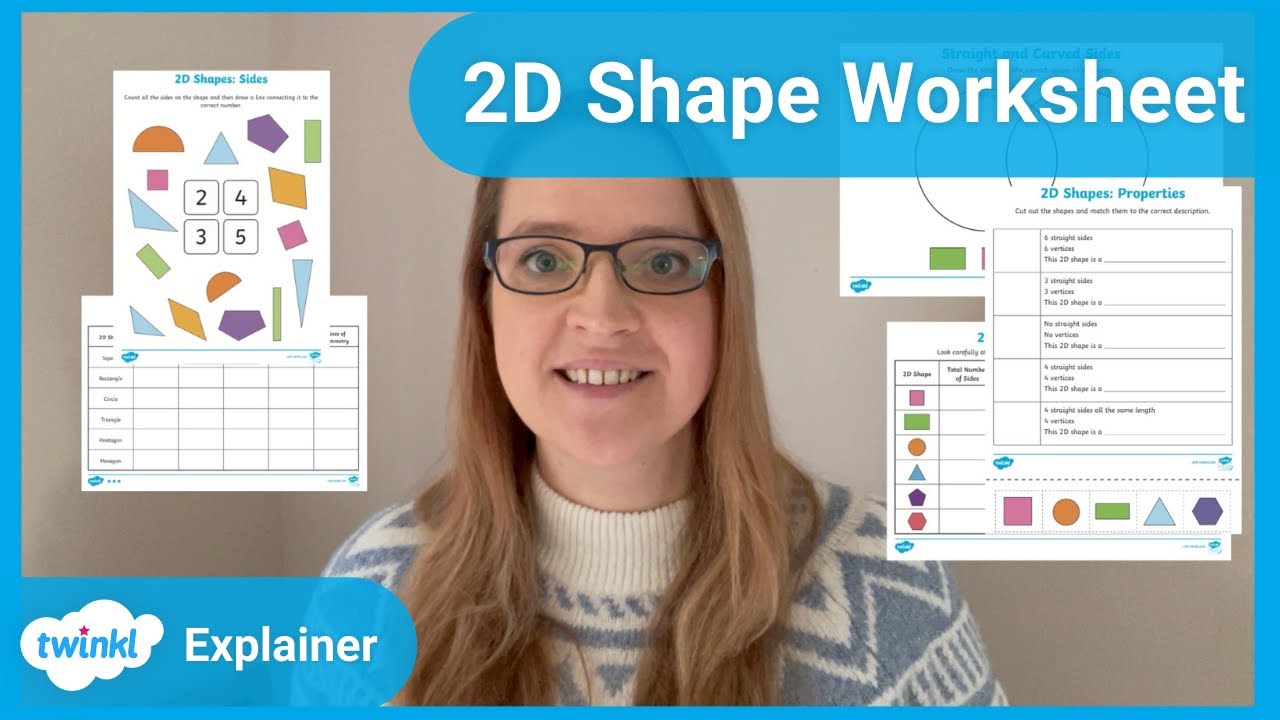 Properties of 2D Shape Worksheet - YouTube