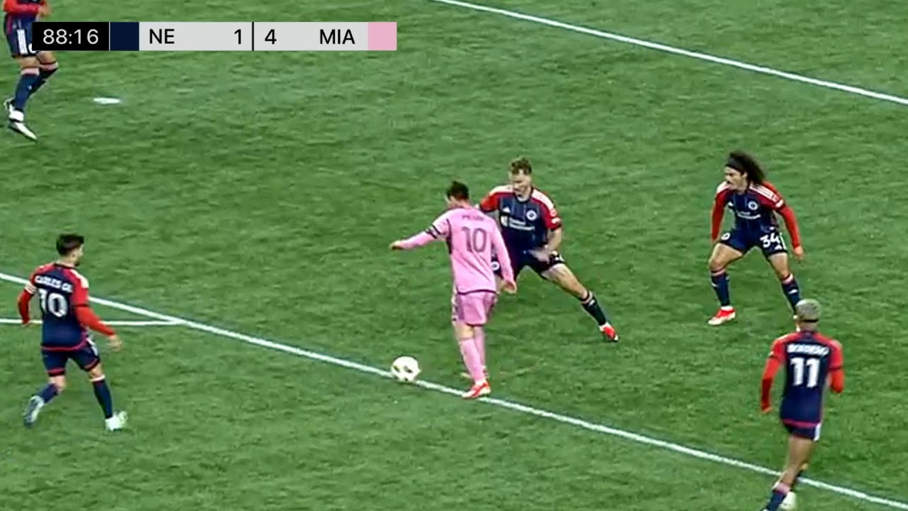 Lionel Messi vs New England Revolution - YouTube