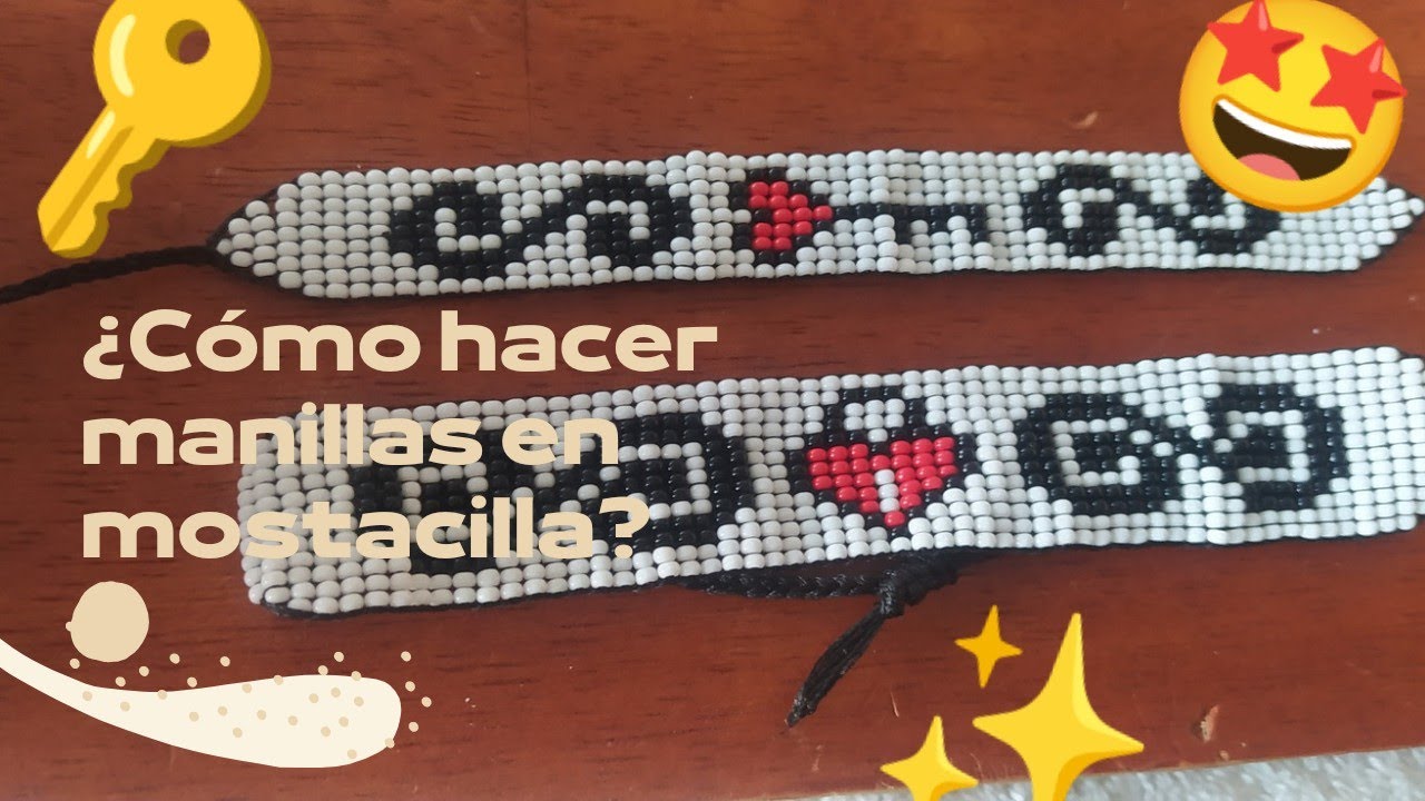 Como hacer una hermosa manilla en mostacilla 🤩 - YouTube