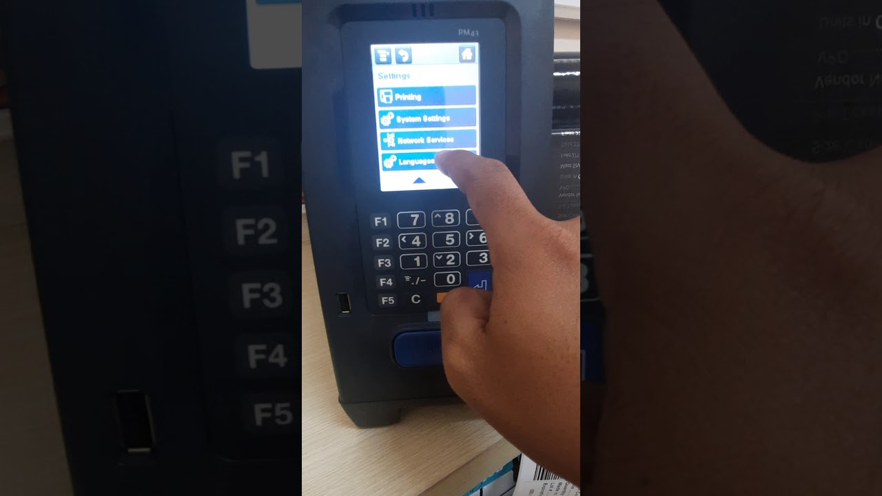 Intermec PM43 IPL printing media 4x12 inch on 4x6 inch - YouTube