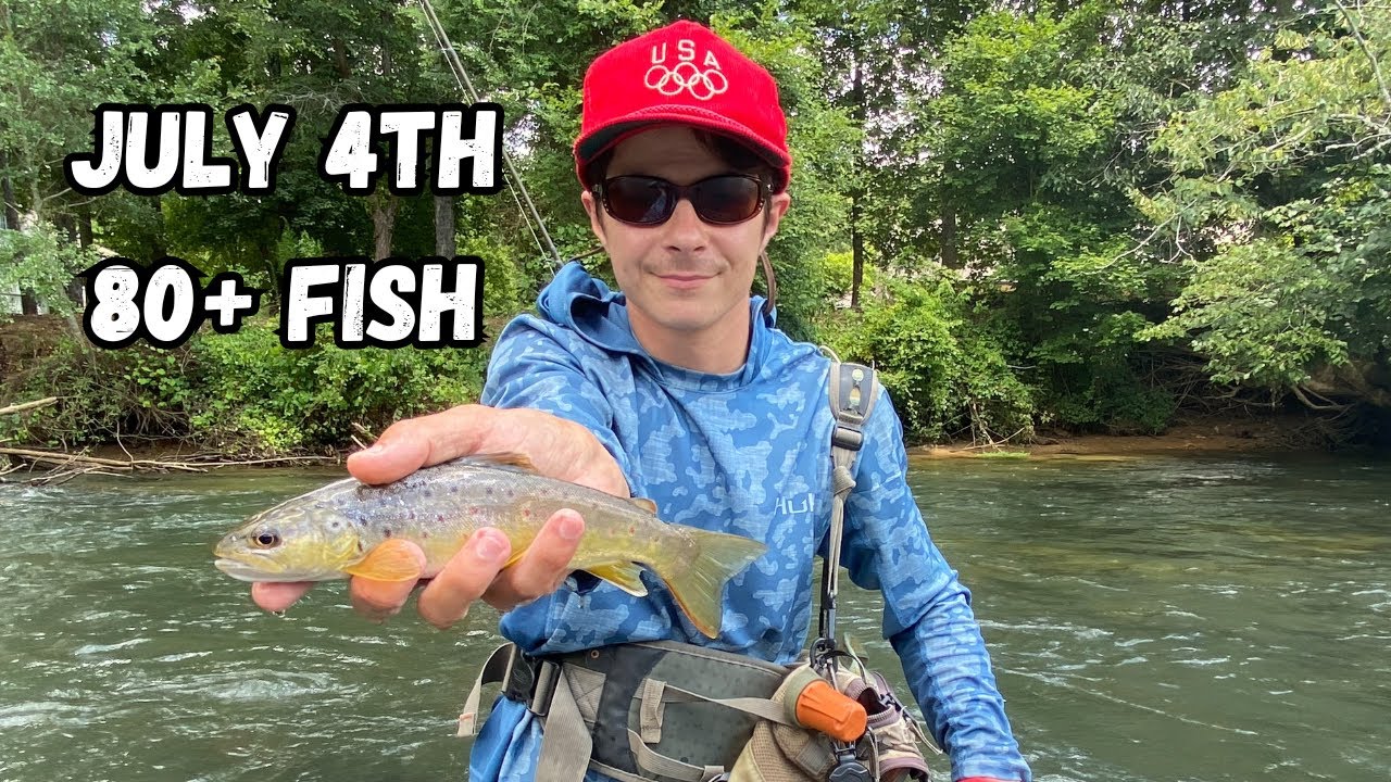 NEW BEST DAY EVER - 2 Bros Fly Fishing 80+ Trout on the Hooch - 4K HD ...