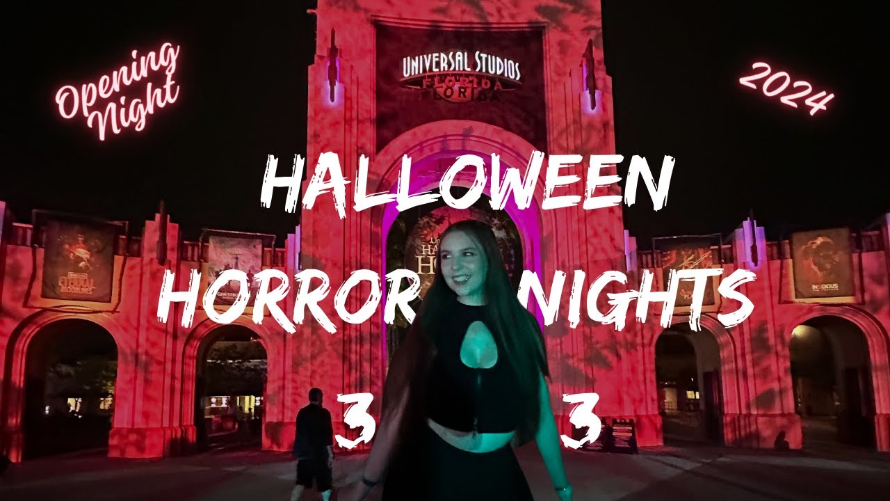 OPENING NIGHT of Halloween Horror Night 33 || HHN33 - YouTube