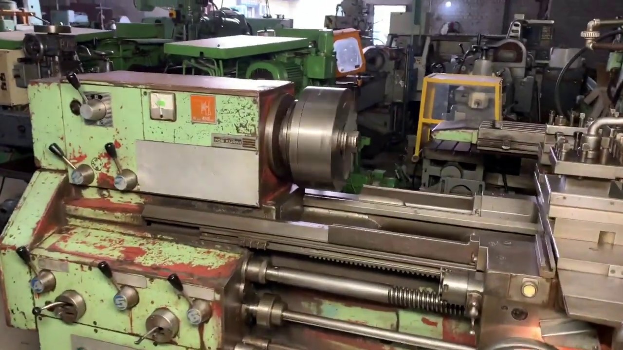 Heavy-Duty Lathe Machine -TOS SU50A/1500 - YouTube