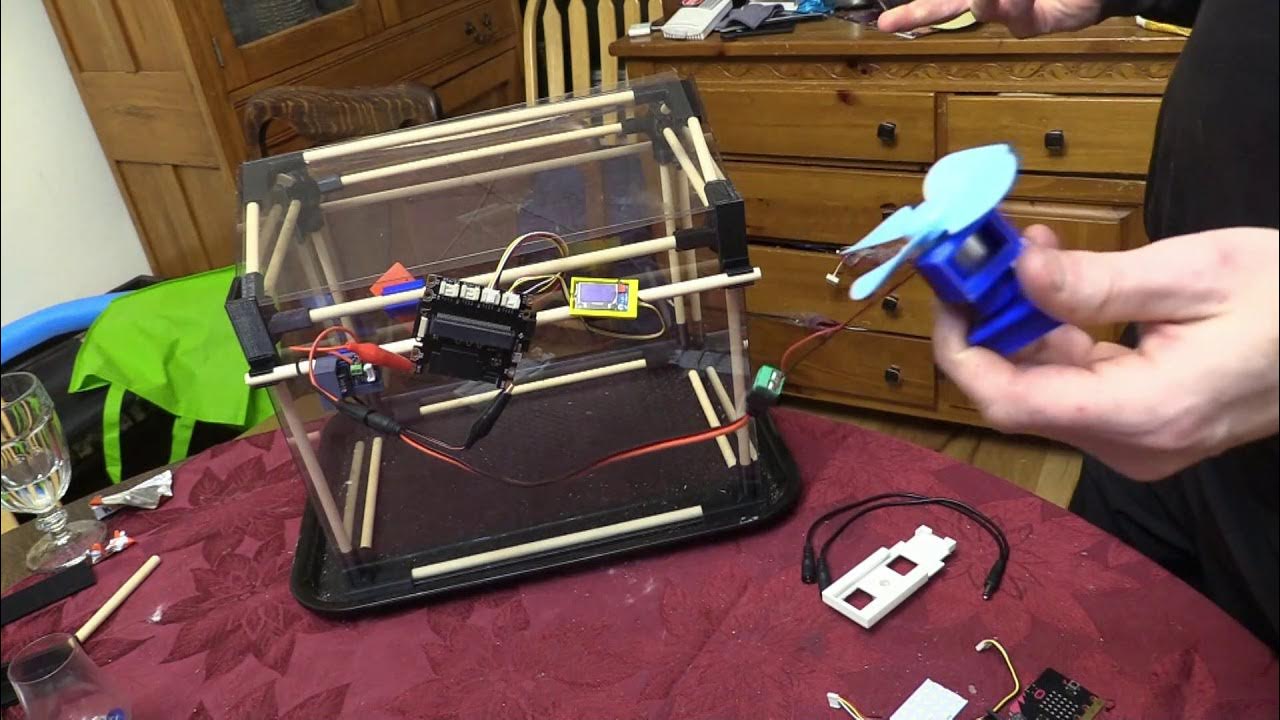 DIY Greenhouse adding Electronics - YouTube