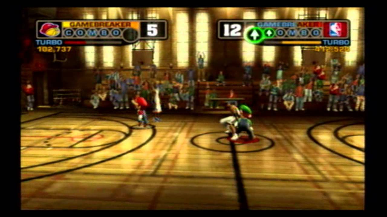 NBA Street V3 - Nintendo All Stars vs (Legendary) NBA Stars - YouTube