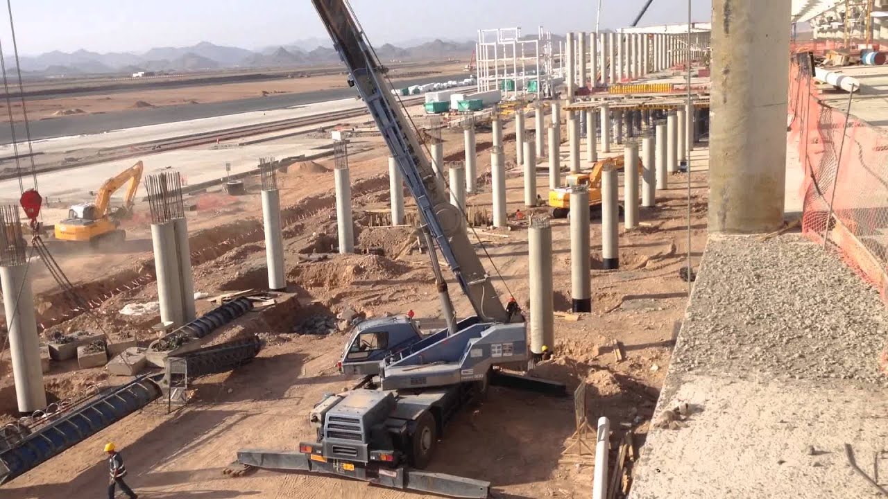 TAV Construction Al Madinah Airport update 06/11/2013 - YouTube