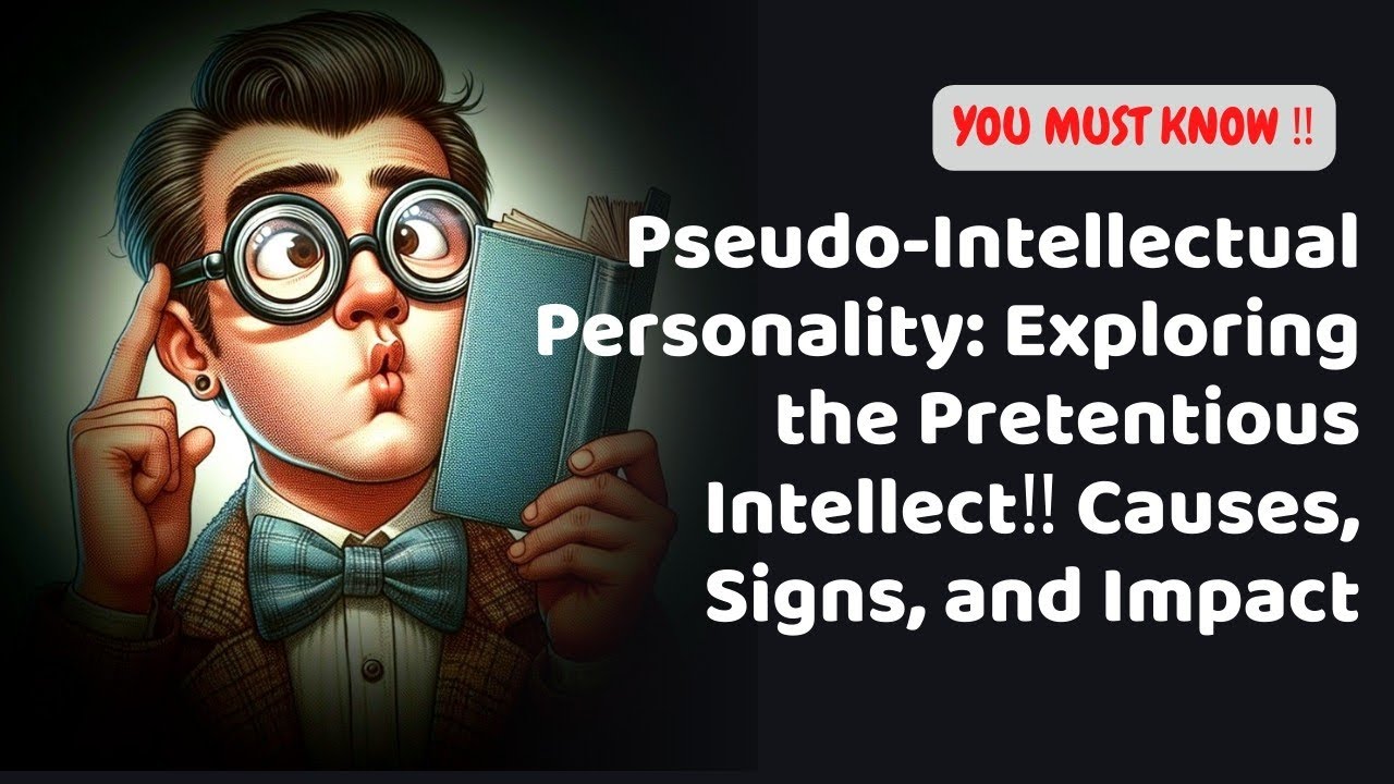 Pseudo-Intellectual Personality: Exploring the Pretentious Intellect‼️ ...