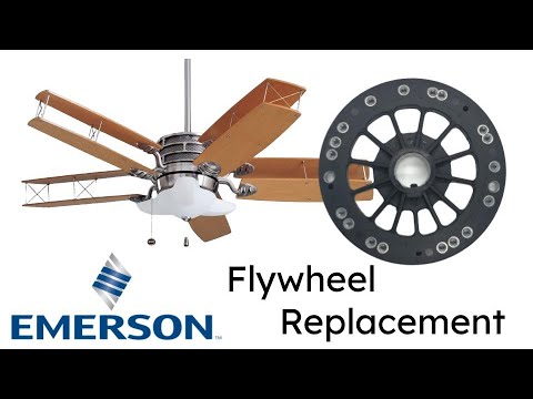 Emerson Kitty Hawk Ceiling Fan Flywheel Replacement - YouTube