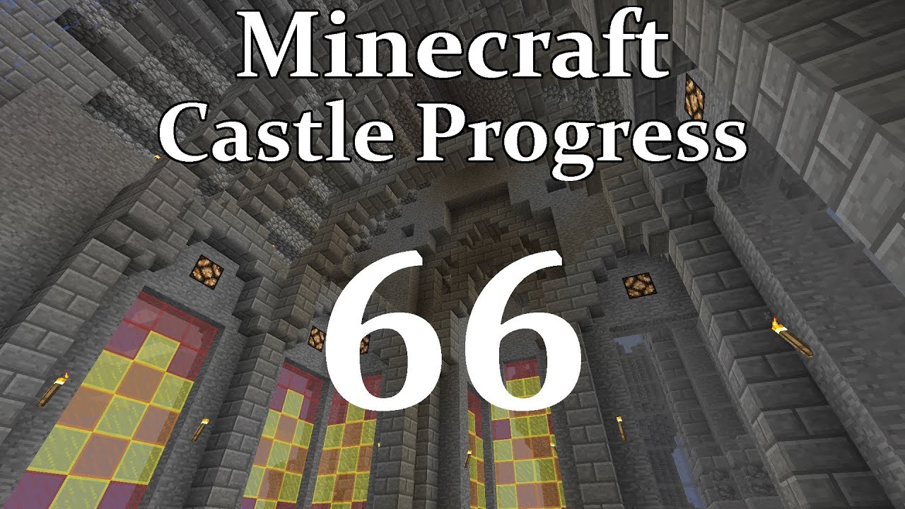 Minecraft Castle Progress Ep 66 - More Arches... - YouTube