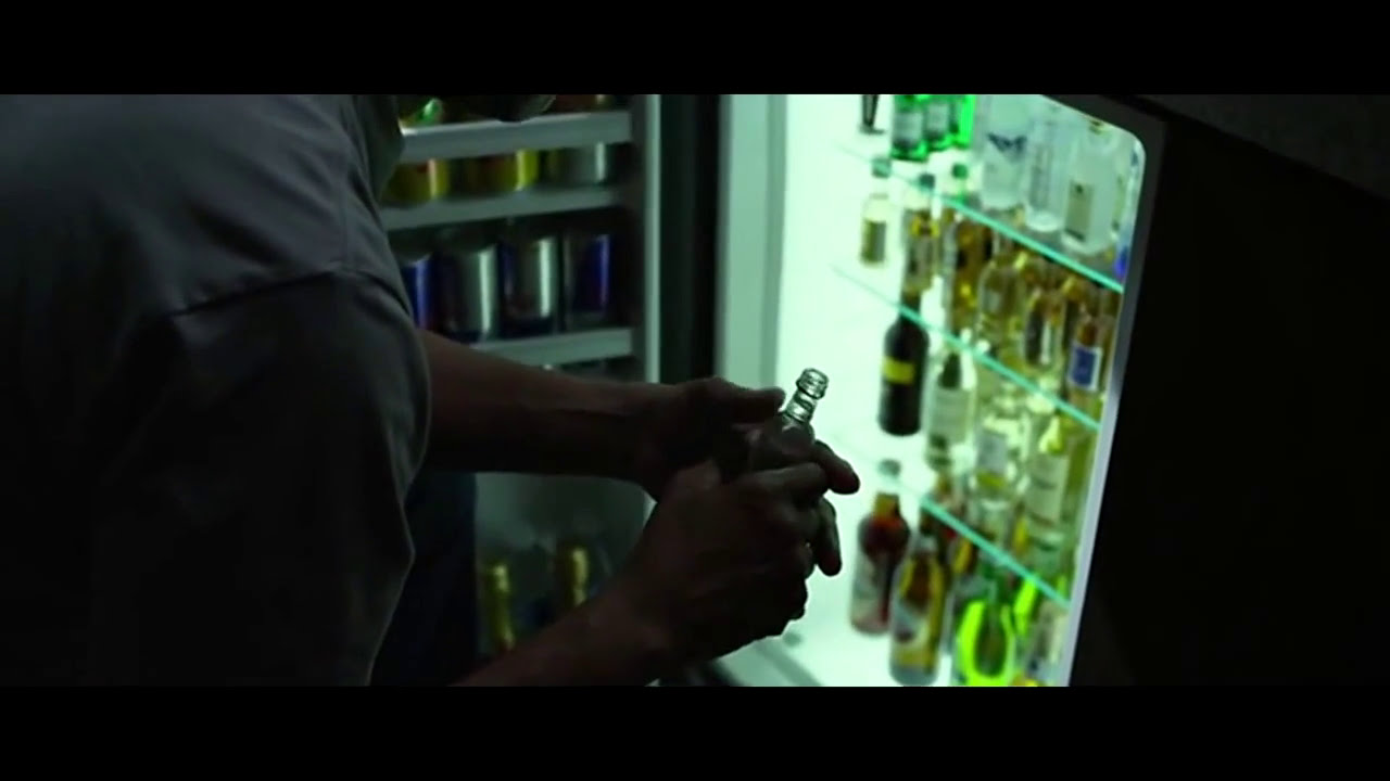 Flight vodka bottle scene - YouTube