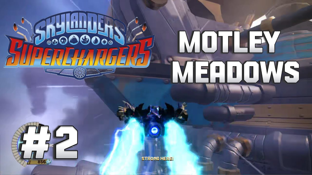Skylanders Superchargers Gameplay Chapter 2 - Motley Meadows (2K 60 FPS ...