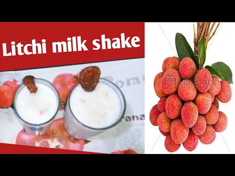 Refresh your summer with litchi milk shake - YouTube