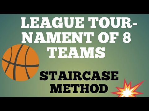 Fixture of 8 teams/ league tournament - YouTube