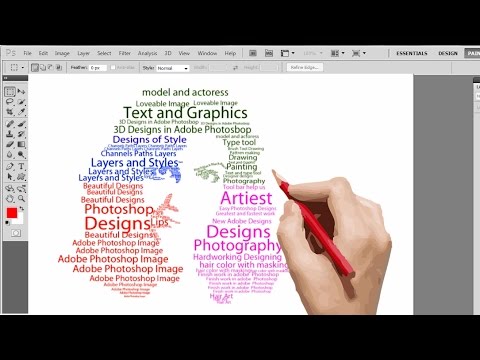 Transform Face into a Text Portrait in adobe Photoshop - YouTube