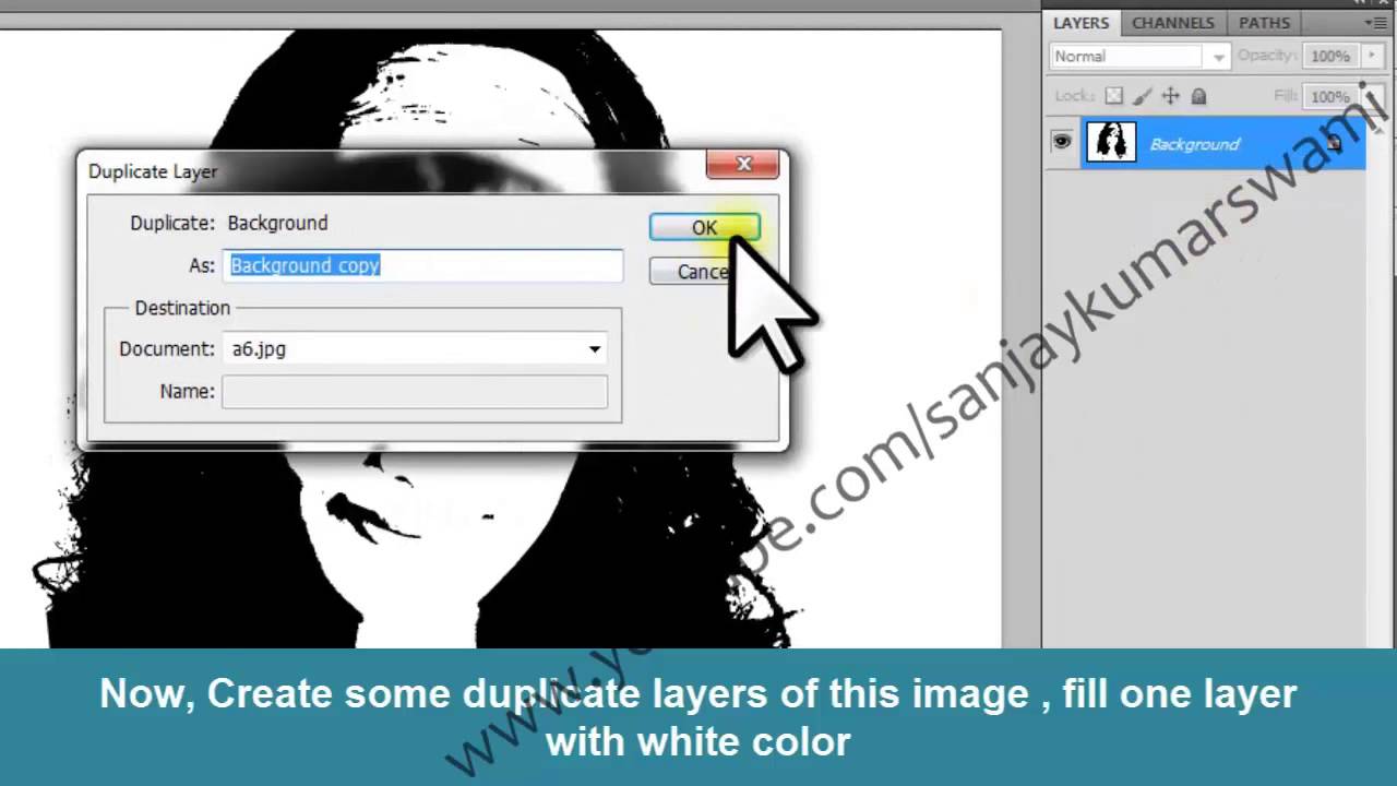 Transform Face into a Text Portrait in adobe Photoshop - YouTube