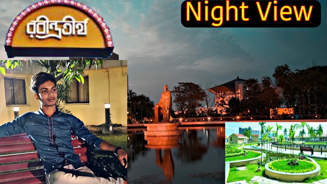 Rabindra Tirtha tour in Hindi. Rabindra Tirtha night view ...