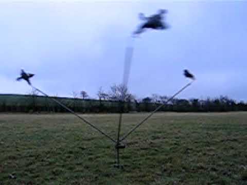 MEGA PIGEON MAGNET DECOY SHOOTING ROTARY MACHINE IN ACTION 3 - YouTube