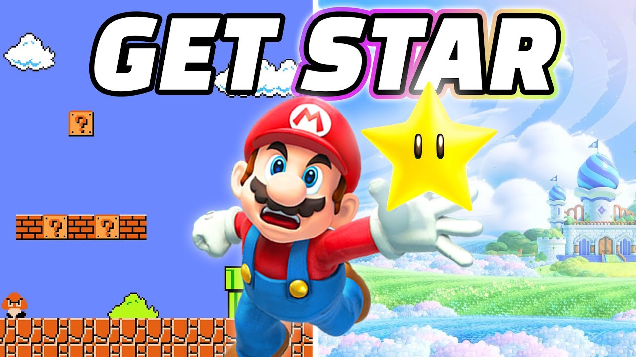 How fast can I GET A STAR in every Mario Game? - YouTube